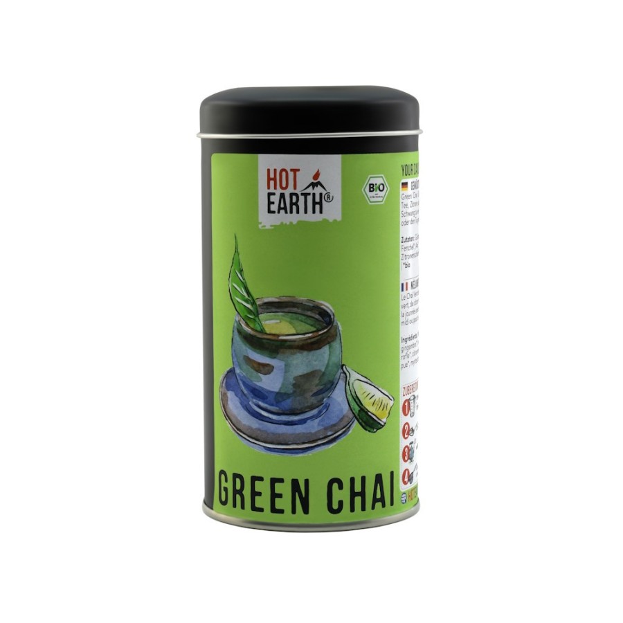 HOT EARTH Green Chai | bio | Grüntee Latte | HOT EARTH